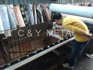 China 304 rose-gold mirror stainless steel sheet is in abundant supply from C&amp;Y METAL supplier