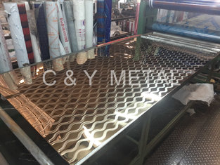 China 304 Decorative stainless steel sheet ,mirror laser with rose-gold supplier