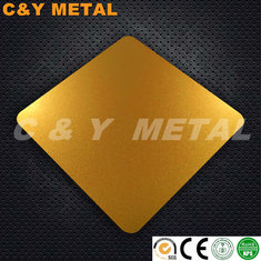 China Decorative stainless steel sheet with mirror sand-blast and Ti-gold colors supplier
