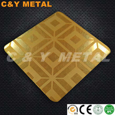 China 304 Decorative stainless steel with vibration,etching and Ti-gold colors supplier