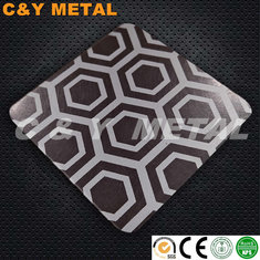 China 304 Decorative stainless steel with vibration,Ti-black coating colors and etching supplier