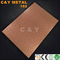 China CY-162 Hot sale in middle east, embossed stainless steel sheet from CY METAL supplier