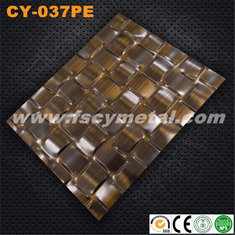 China Decorative stainless steel stamping sheet for wall panel decoration CY-037PE supplier