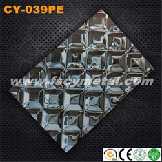 China Decorative stainless steel stamping sheet for wall panel decoration CY-039PE supplier