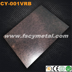 China Decorative Vibration stainless steel witith LIC black and copper-CY-001VRB supplier