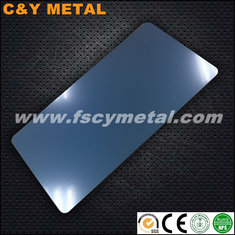 China High end stainless steel sheet with sand-blast with Jewelry blue colors supplier