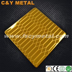 China 304 Decorative stainless steel with mirror and etchting and Ti-gold colors supplier