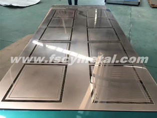 China 304 vibration sheet with etching and mirror supplier