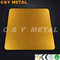 Decorative stainless steel sheet with mirror sand-blast and Ti-gold colors supplier