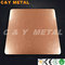 Stainless steel vibration stainless steel with rose-gold coating colors supplier