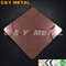 304 Decorative stainless steel with mirror,partial sand-blast and red-wine colors supplier