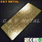 Decorative 304 stainless steel embossing sheet with Champagne gold supplier