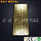 Decorative 304 stainless steel embossing sheet with Champagne gold supplier
